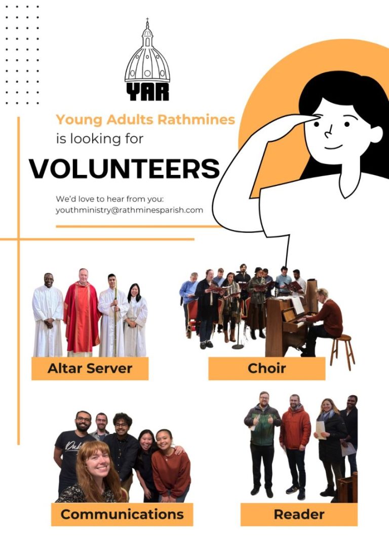 JOIN OUR VOLUNTEER TEAM! - Rathgar Parish